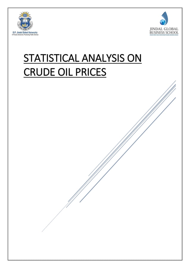 CRUDE OIL - Statistics for Business Management | PDF