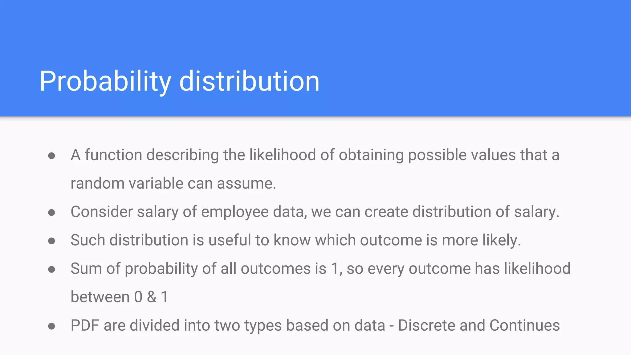 Statistics for data science | PPTX
