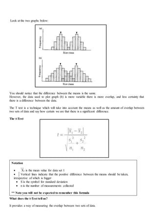 Statistics for ess | DOCX