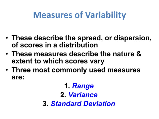 Statistics for interpreting test scores | PPT