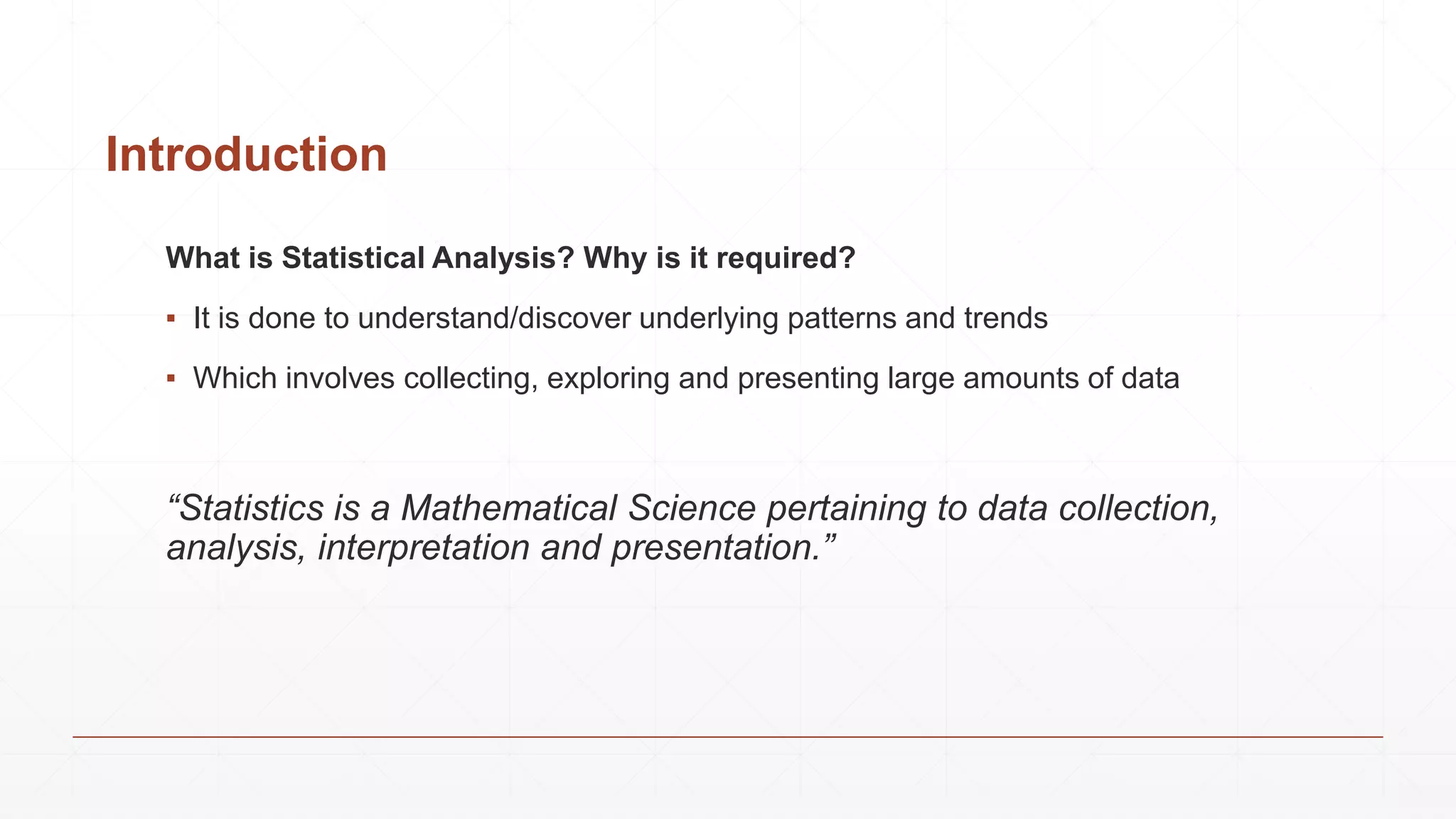 Statistics for machine learning shifa noorulain | PPTX
