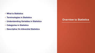 Statistics for machine learning shifa noorulain | PPTX