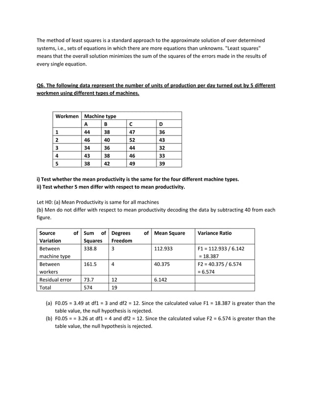 Statistics for management | PDF