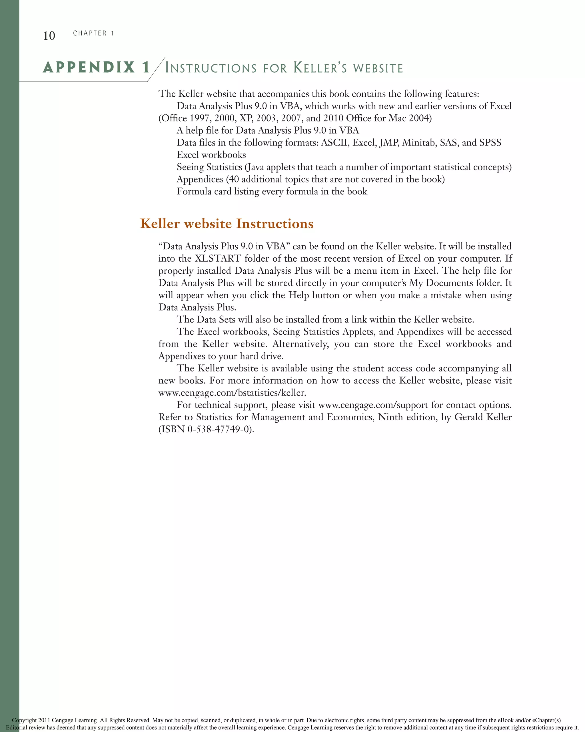 Statistics for Management and Economics 9th - Keller.pdf