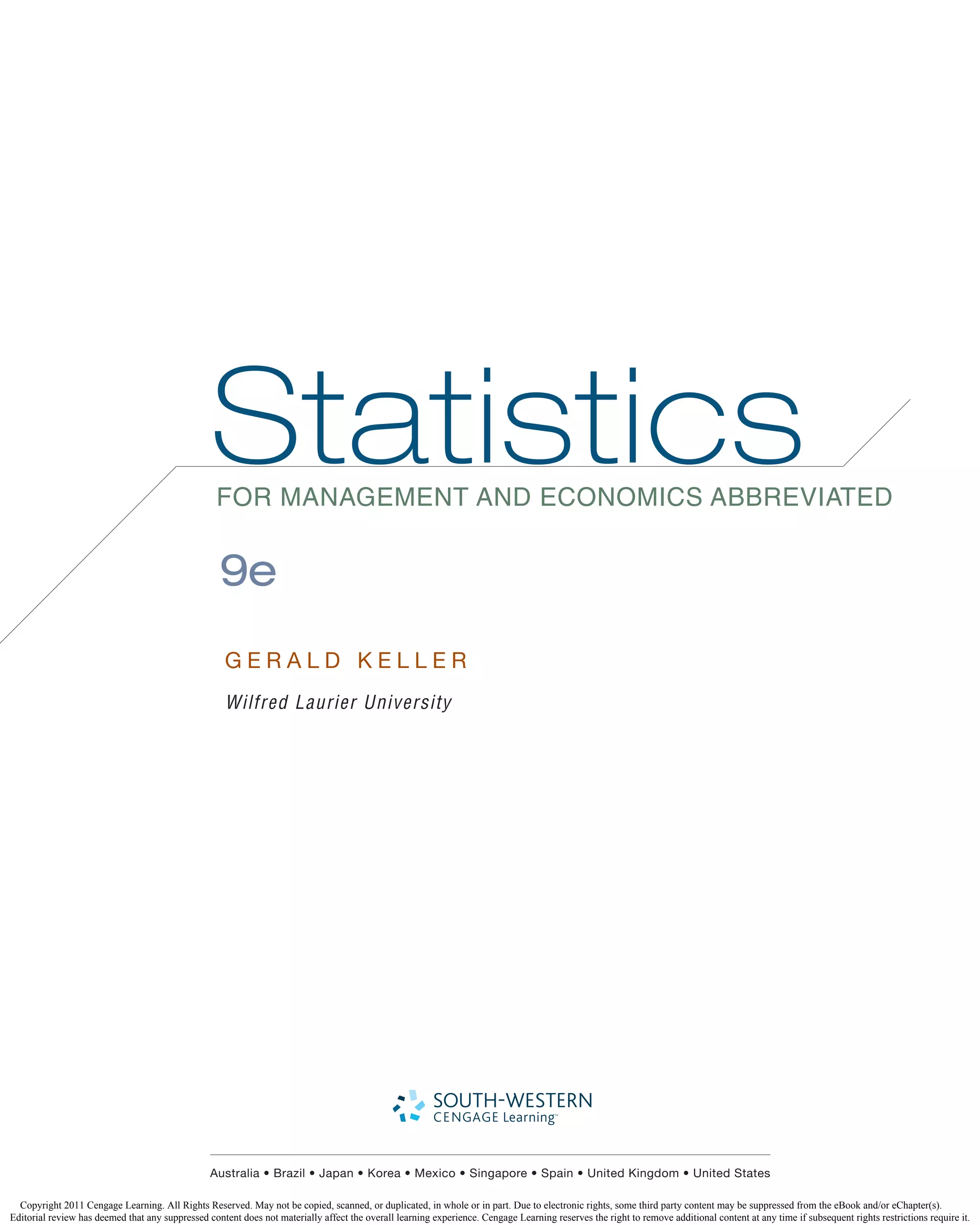Statistics for Management and Economics 9th - Keller.pdf