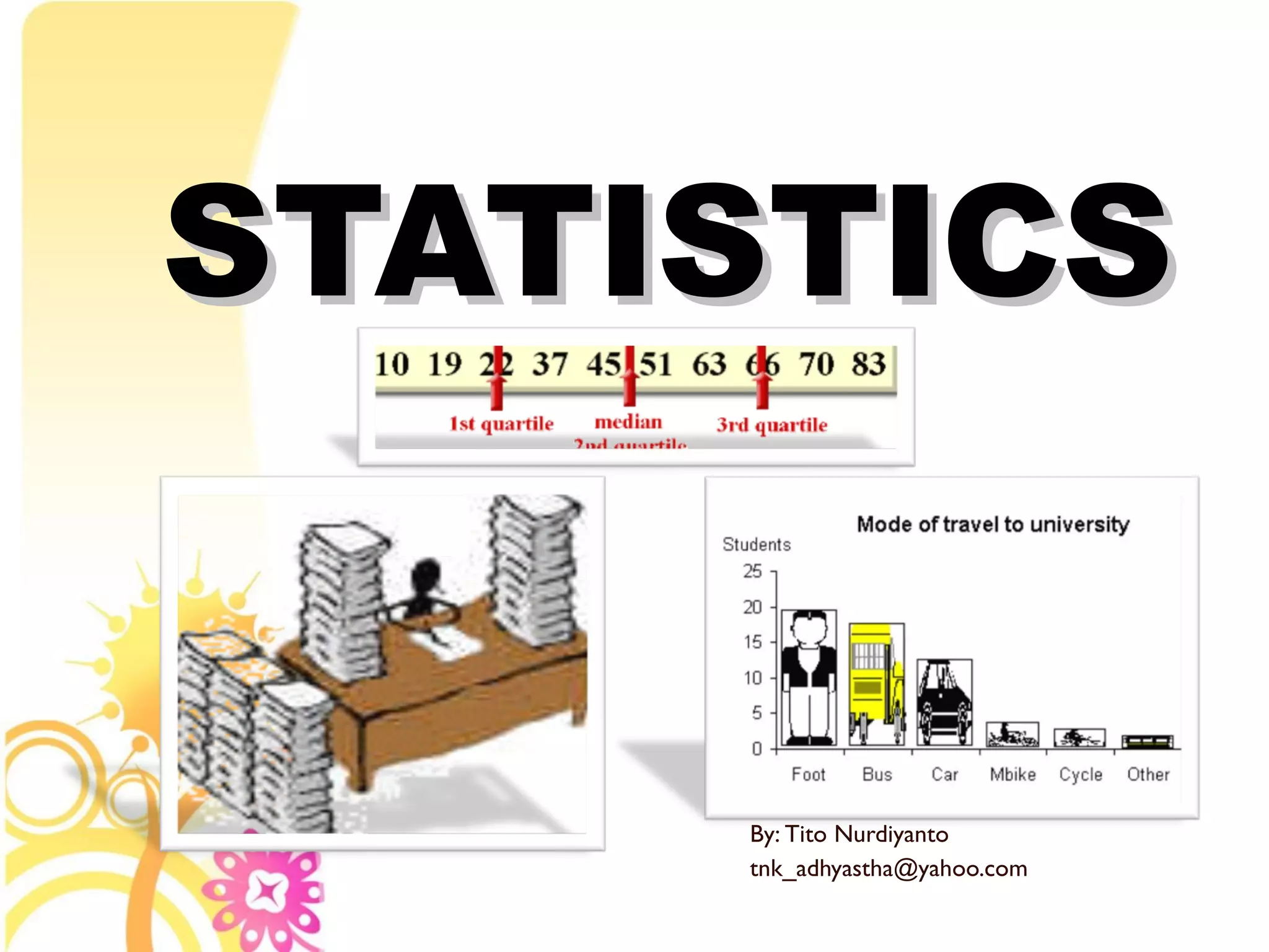 Statistics for math (English Version) | PPT