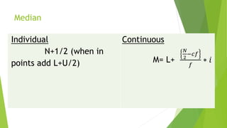 Statistics formula | PPT