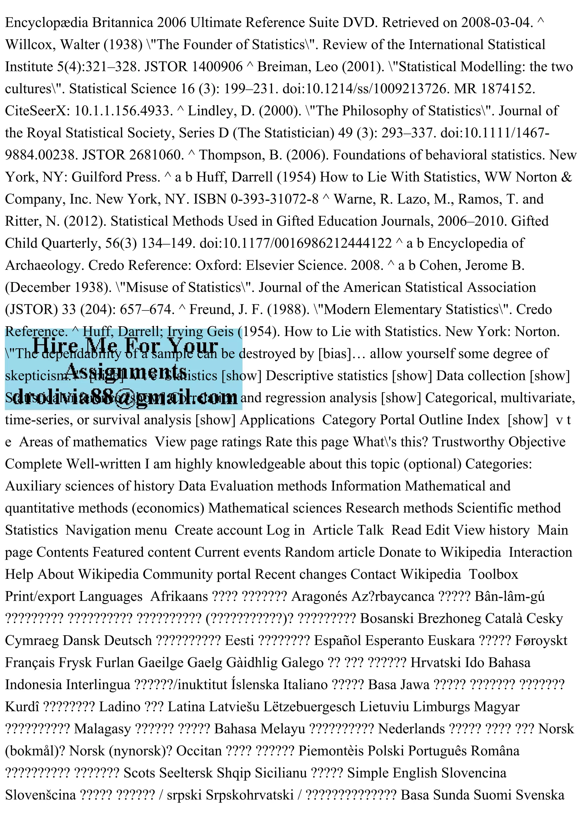 Statistics From Wikipedia, the free encyclopedia Jump to navigation.pdf