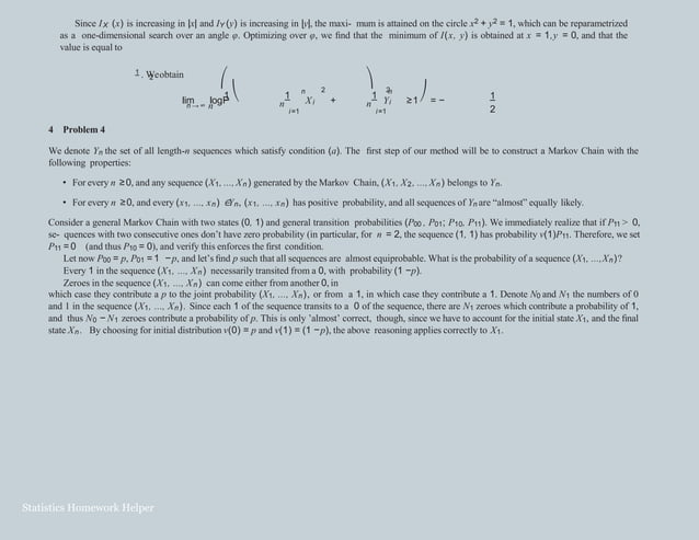 stochastic processes assignment help | PPT
