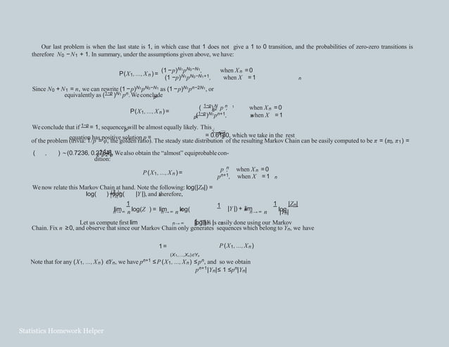 stochastic processes assignment help | PPT