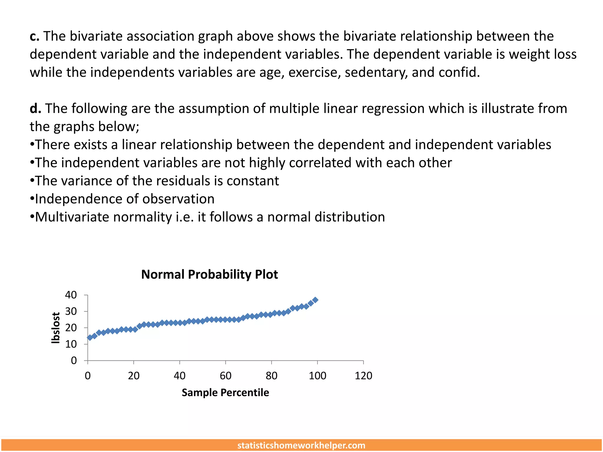 Multiple Linear Regression Homework Help | PPT | Free Download