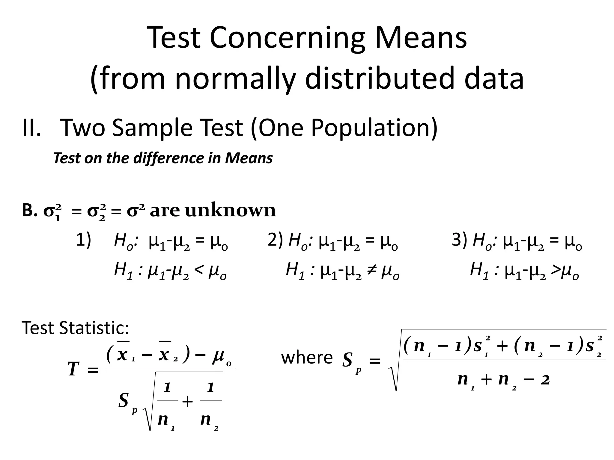 STATISTICS: Hypothesis Testing | PPTX