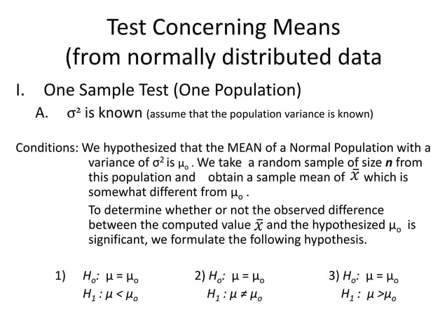 STATISTICS: Hypothesis Testing | PPTX