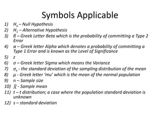STATISTICS: Hypothesis Testing | PPTX