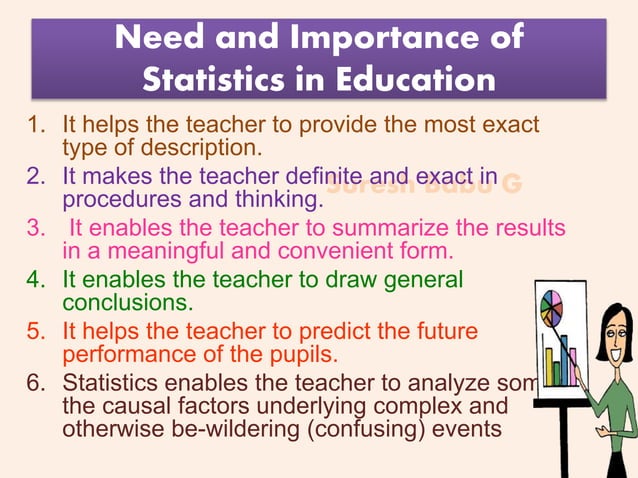Statistics in Education | PPTX | Education