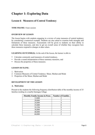 STATISTICS AND PROBABILITY (TEACHING GUIDE) | PDF