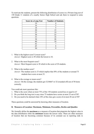 STATISTICS AND PROBABILITY (TEACHING GUIDE) | PDF