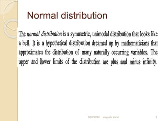 normal curve | PPT