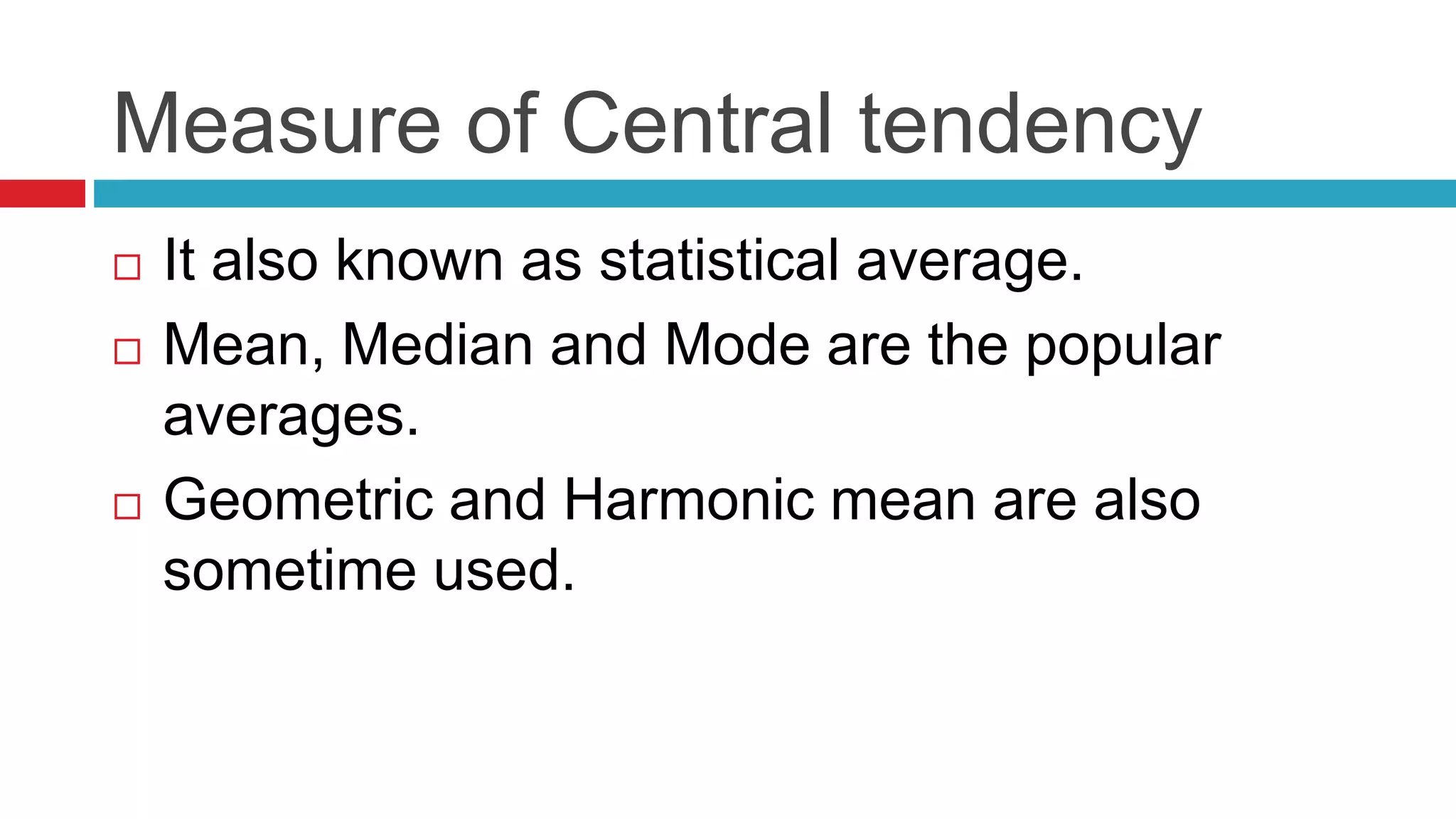 Statistics in research | PPTX