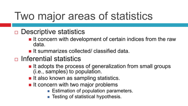 Statistics in research | PPTX | Physics | Science