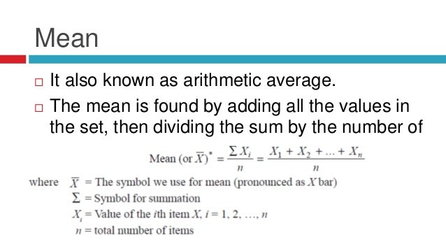 Statistics in research