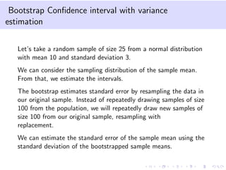 Introduction to Bootstrap and elements of Markov Chains | PDF