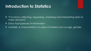 INTRODUCTION TO STATISTICS LECTURE 1.pptx