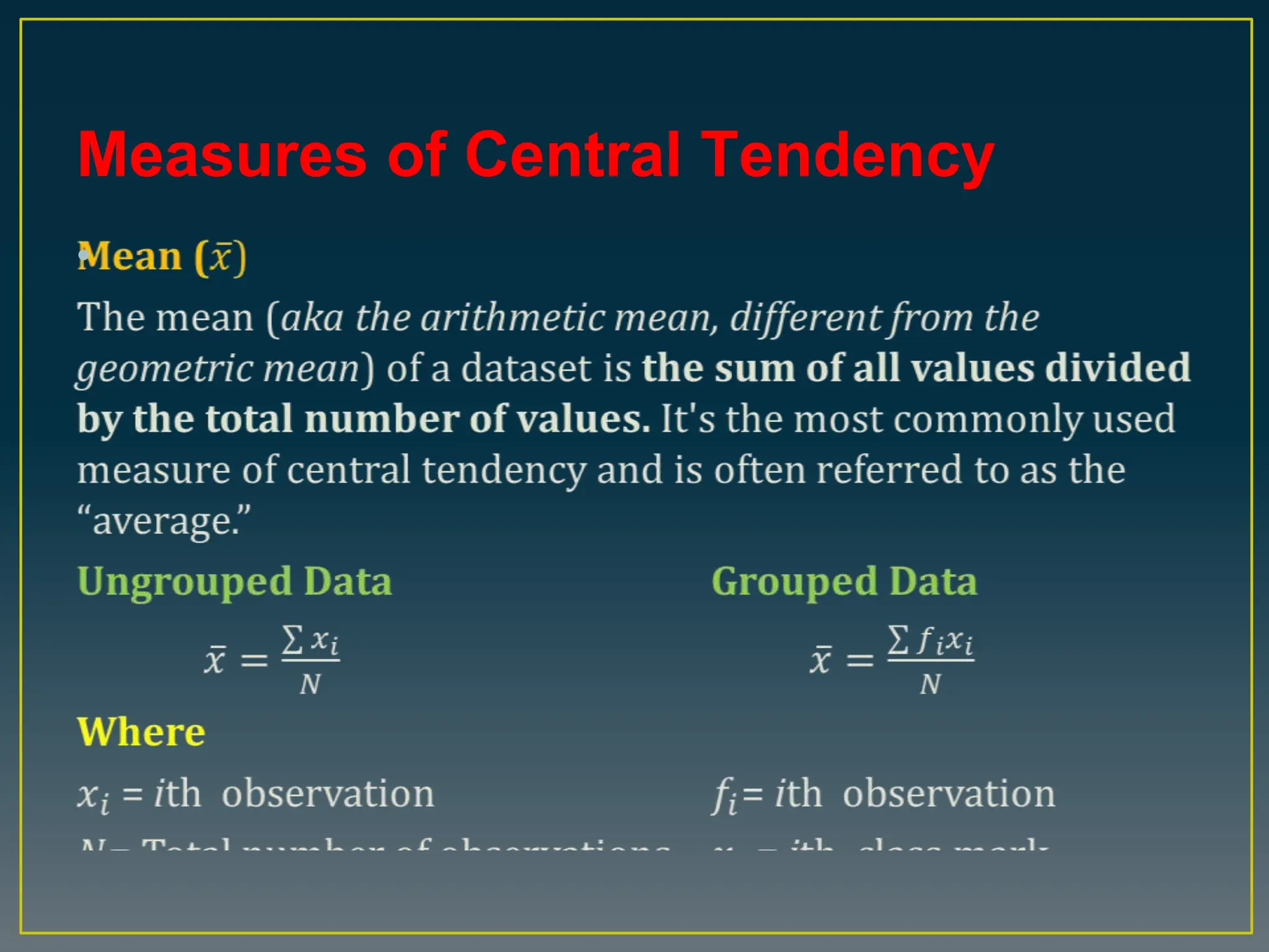 STATISTICSStatistics is the branch of mathematics that involves the ...