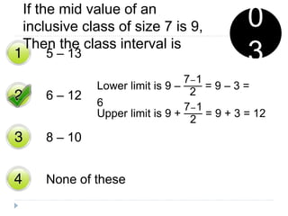 Statistics – level 2 | PPSX