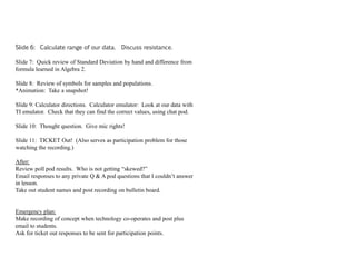 Statistics measures of center and spread | PPTX
