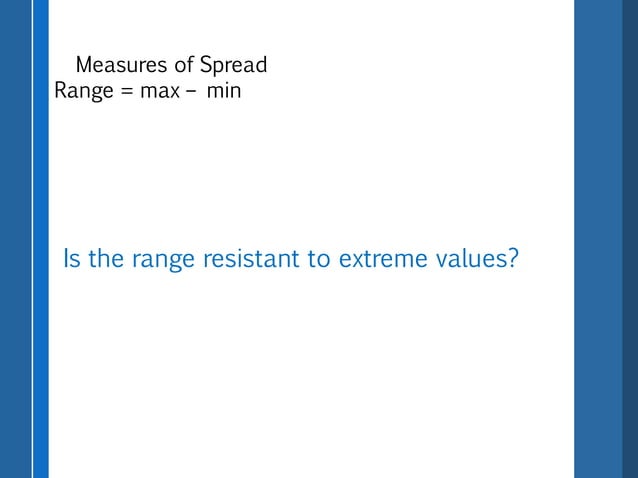 Statistics measures of center and spread | PPT