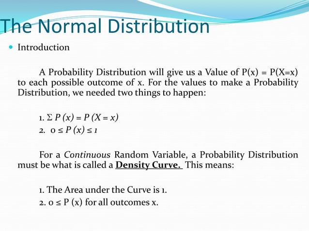 STATISTICS: Normal Distribution | PPTX | Physics | Science