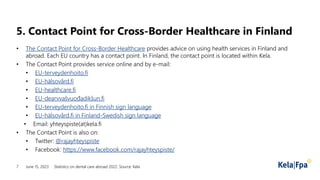 Statistics on seeking dental care independently abroad in 2022 Finland ...