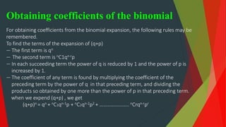 binomial distribution | PPTX