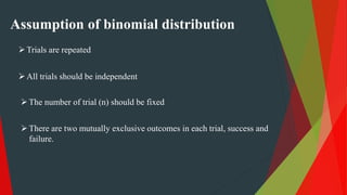 binomial distribution | PPTX
