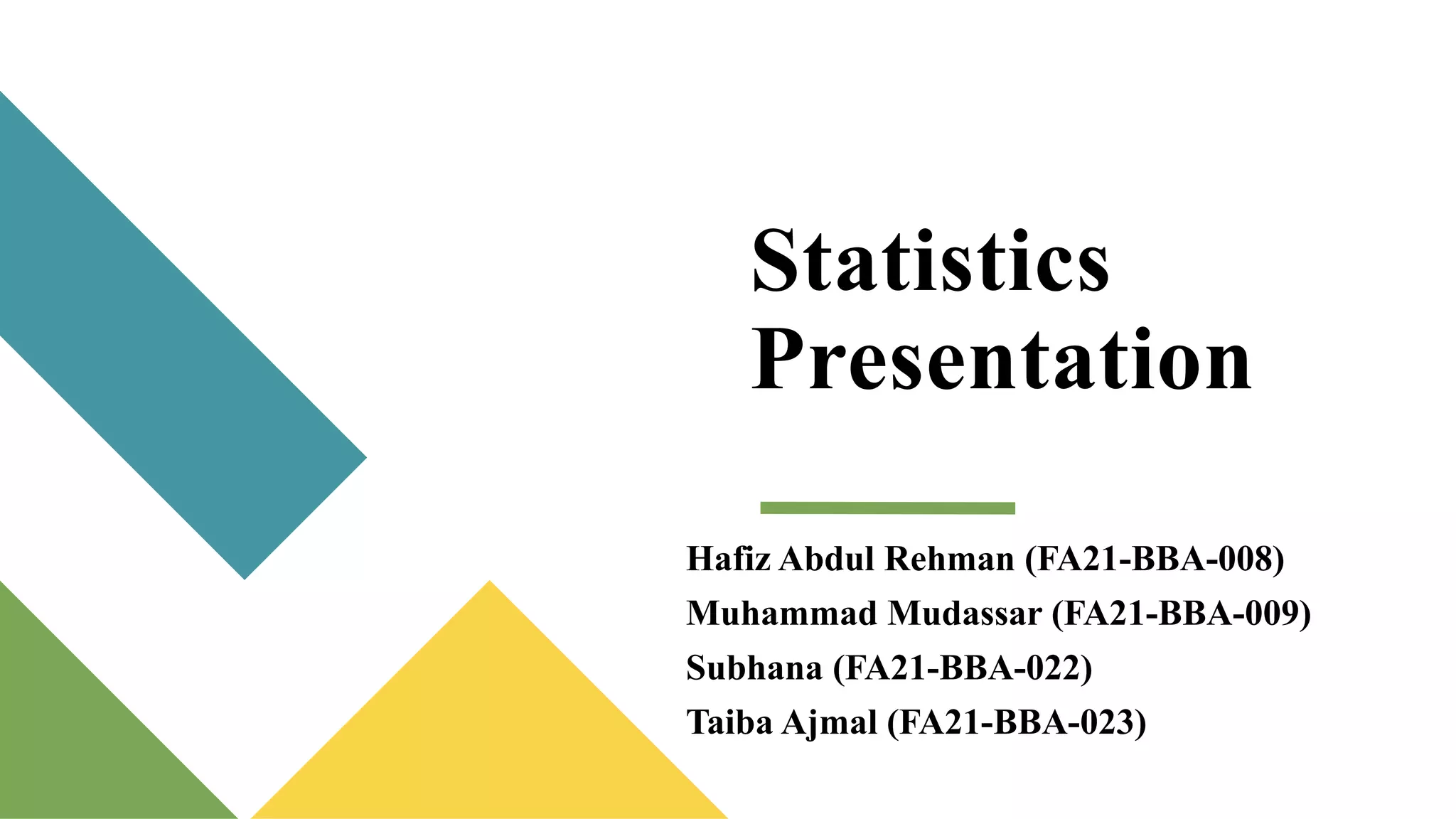 STATISTICS(PPT).pptx | Science