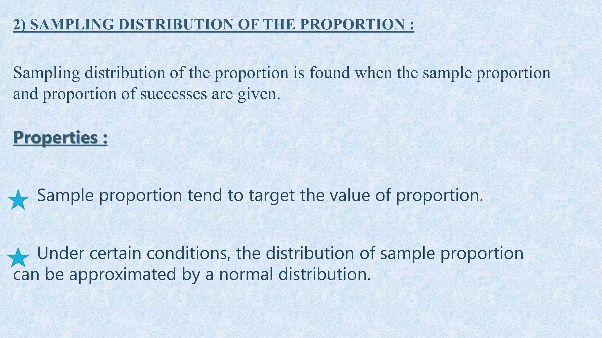 Sampling distribution | PPTX