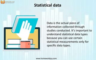 ABOUT STATISTICS | PPT