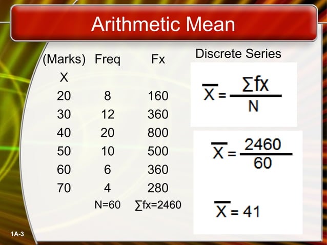 Statistics (Mean, Median, Mode) | PPT