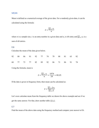 Statistics & Probability | PDF