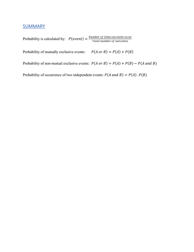 Statistics & Probability | PDF