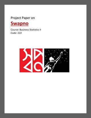 comprehensive study on customer satisfaction of swapno super shop | PDF