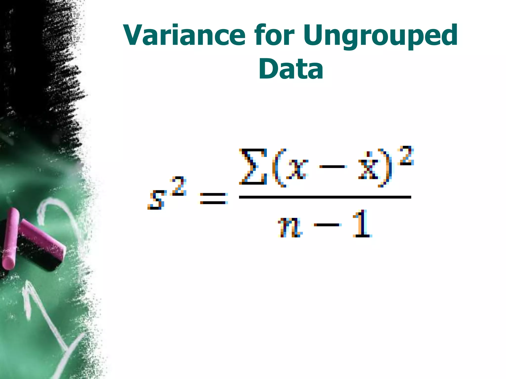 Standard Deviation and Variance | PPTX
