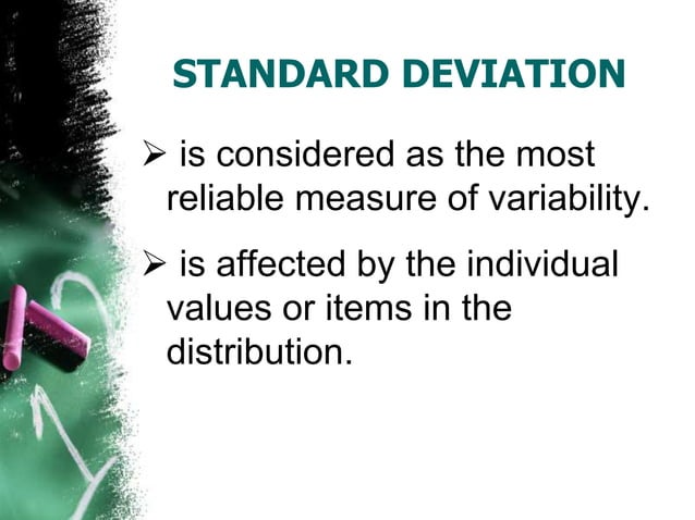 Standard Deviation And Variance Pptx Physics Science