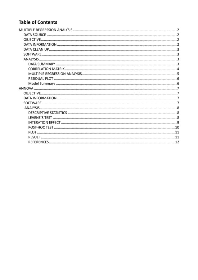 Statistics report | PDF