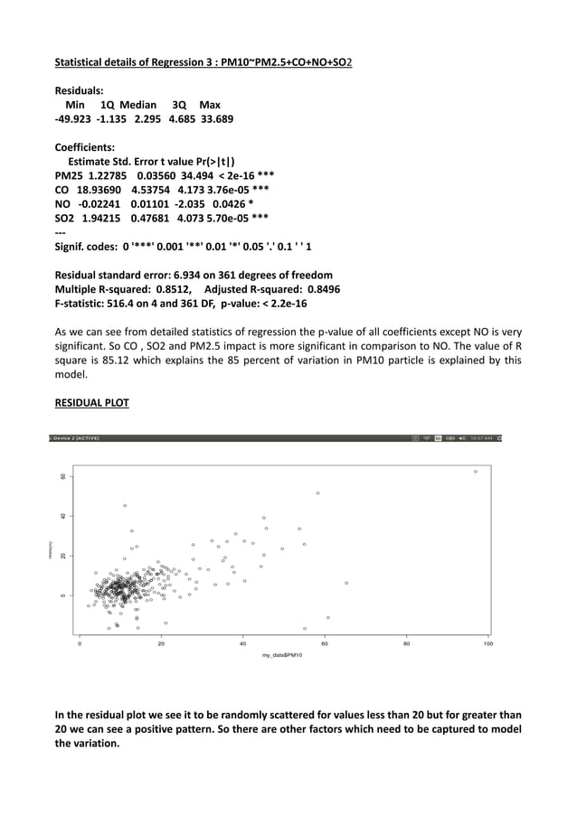Statistics report | PDF