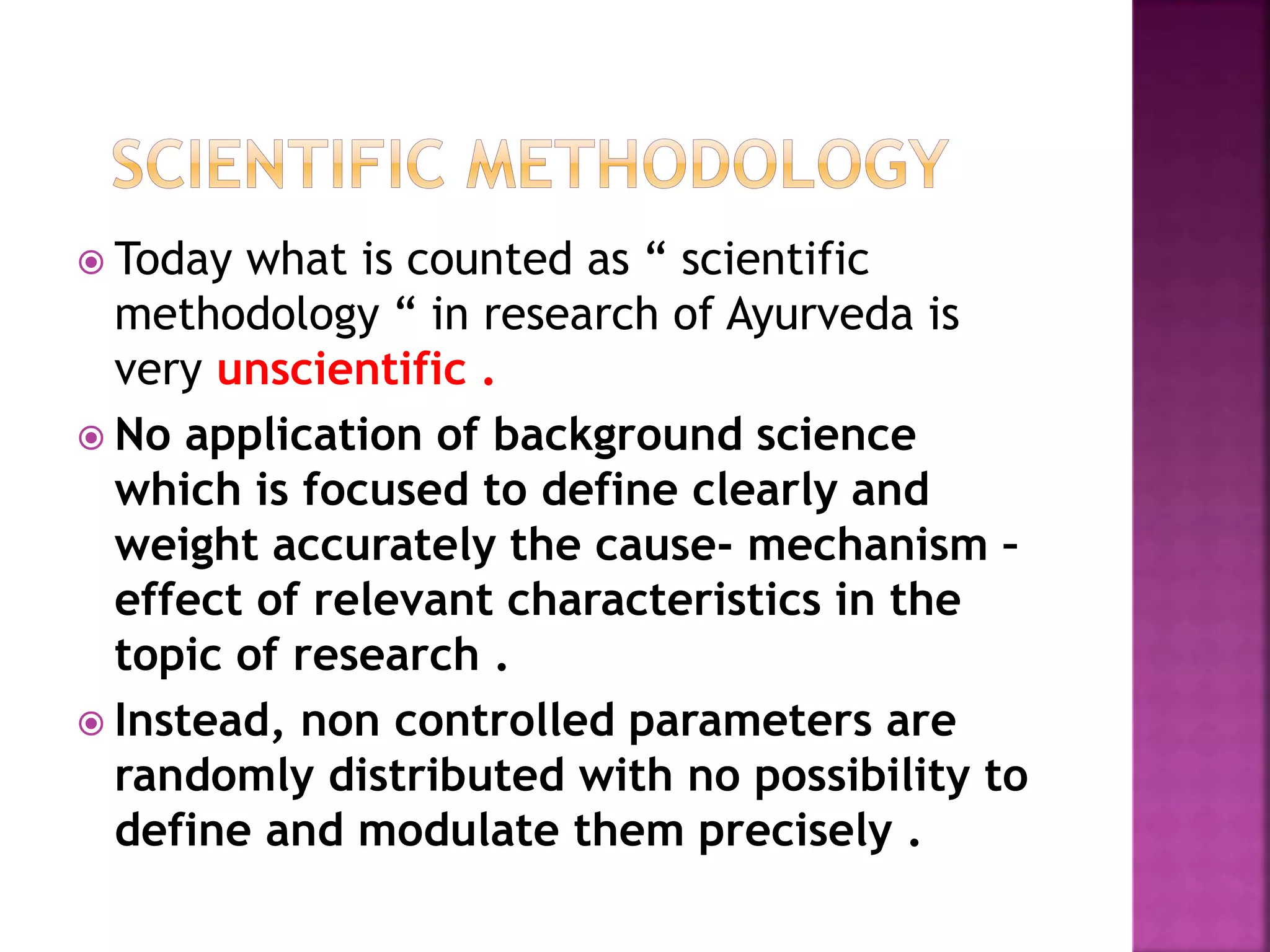 Statistics required in ayurveda? | PPTX