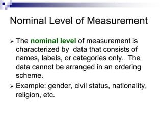 Statistics review | PPTX