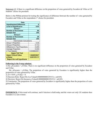 Statistics student sample project (1) | DOC