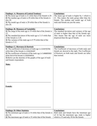 Statistics student sample project (1) | DOC